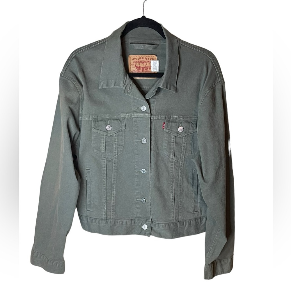 Levi’s Vintage Military Green Jean Jacket Size Large - Gem